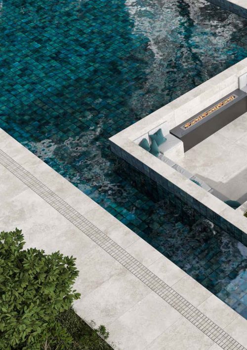 Colores naturales para interior de piscinas TROPIC y BALI de Cerámica ...